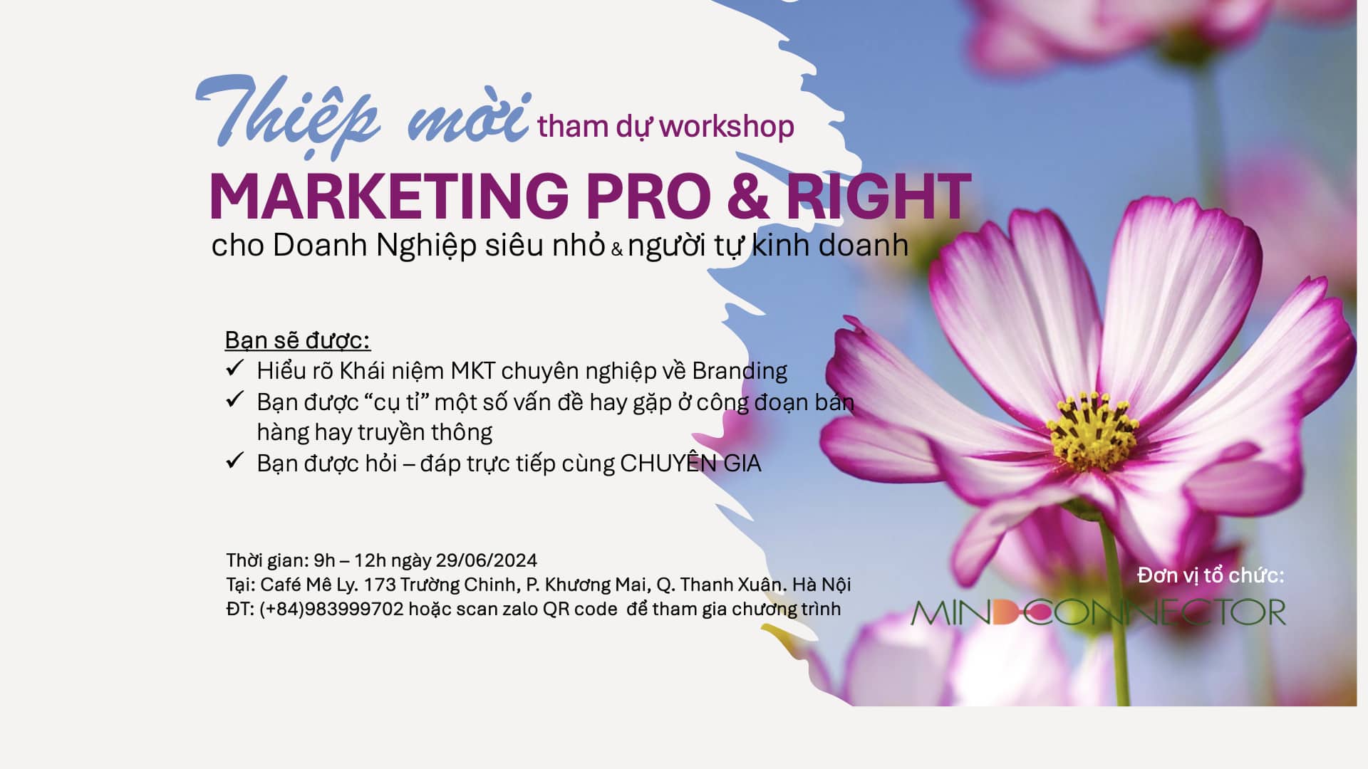 MARKETING PRO & RIGHT cho doanh nghiệp siêu nhỏ và người tự kinh doanh ...